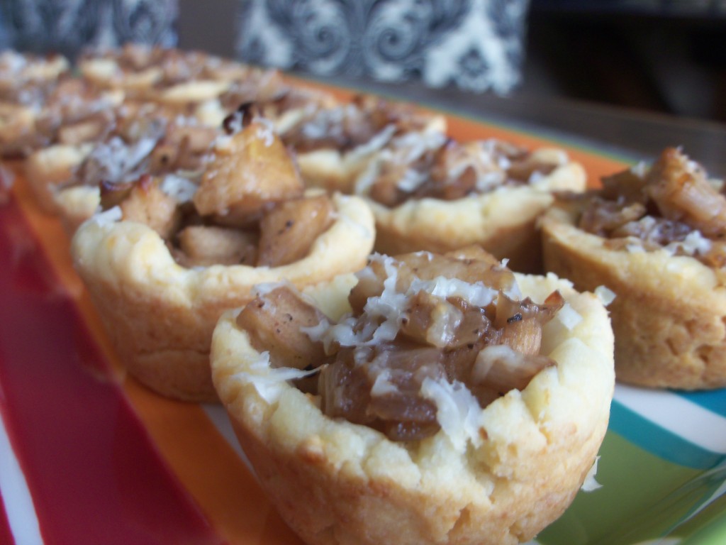 Caramelized Onion-and Apple Tassies
