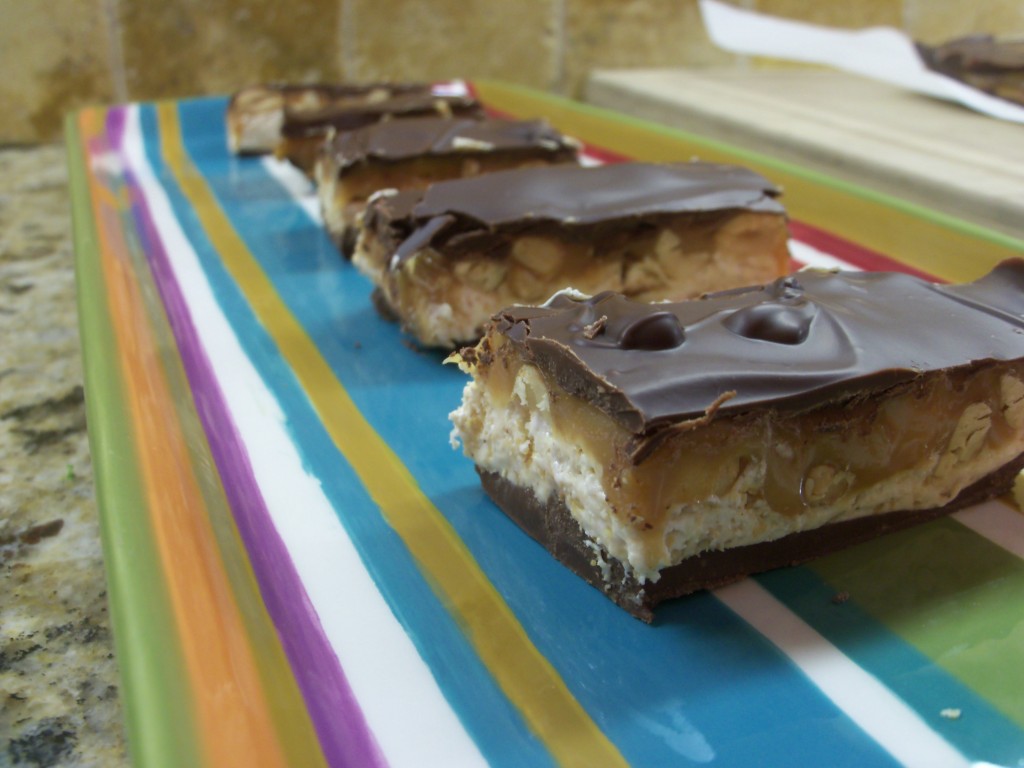 Homemade Snickers Bar