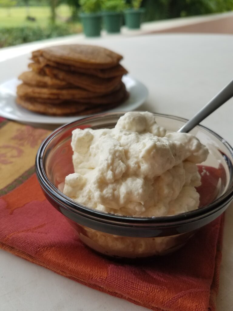 Nutmeg Spiced Whipped Cream